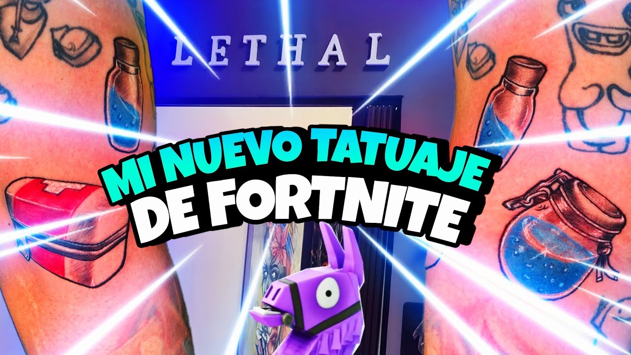NUEVO TATUAJE DE FORTNITE - YouTube