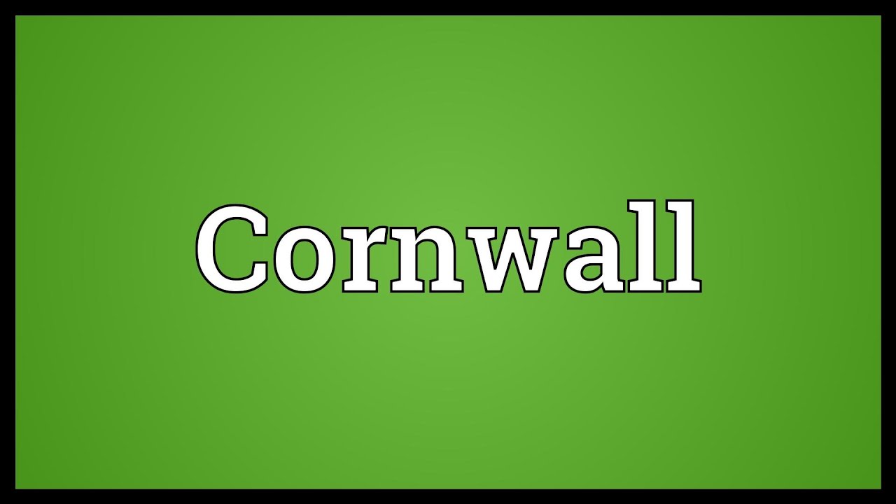 Cornwall Meaning - YouTube