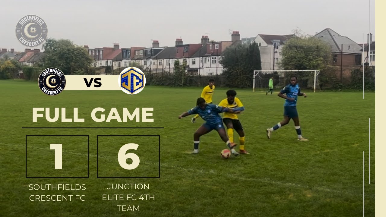 Junction Elite FC 4th Team 6-1 Southfields Crescent FC | (League Match ...