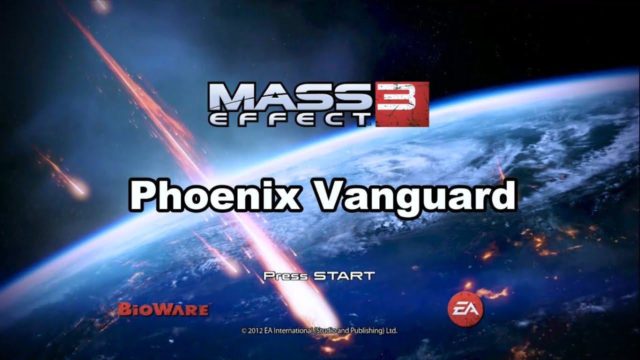Mass Effect 3 (Ex-Cerberus) Phoenix Vanguard (Silver on Firebase Giant ...