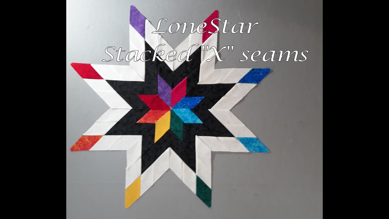 Lonestar Stacked X seam tutorial - YouTube