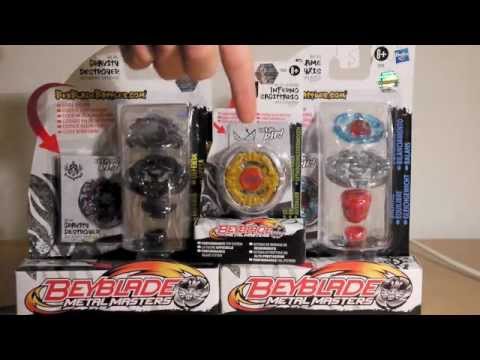 Unboxing 3 Beyblades (Gravity Destroyer, Inferno Sagitarrio & Flame ...