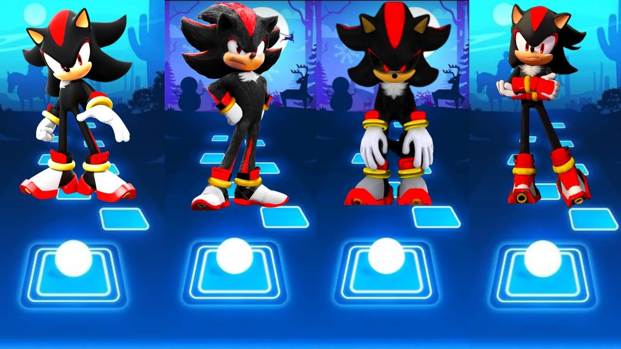 Shadow vs Shadow The Hedgehog vs Shadow Exe vs Boom Shadow - Tiles Hop ...