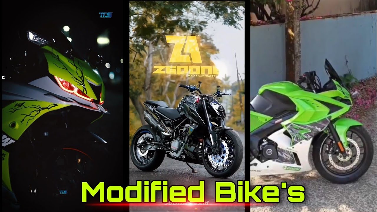 Modified Bikes In India | Best Modified Bikes | R15v3 -Rs200 - Duke390 ...