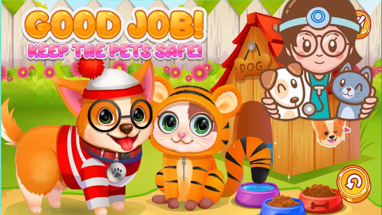 Me convierto en veterinaria en funny pet rescue - YouTube