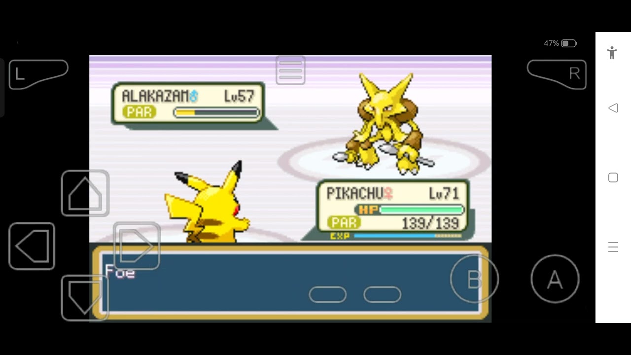 Pokémon Fire Red Champion Rival Battle - YouTube