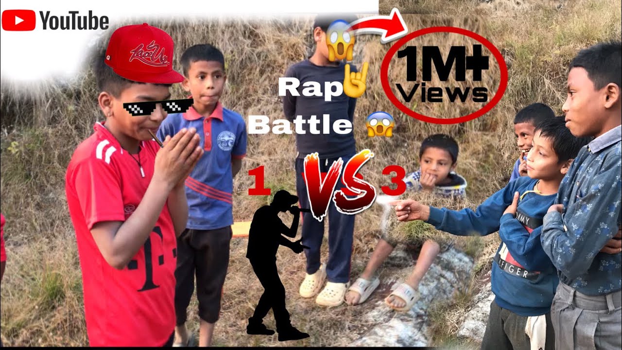 “Epic Rap battle:1 vs 3-who win 😱😱🥵#vlog#rapbattle#1v3 - YouTube
