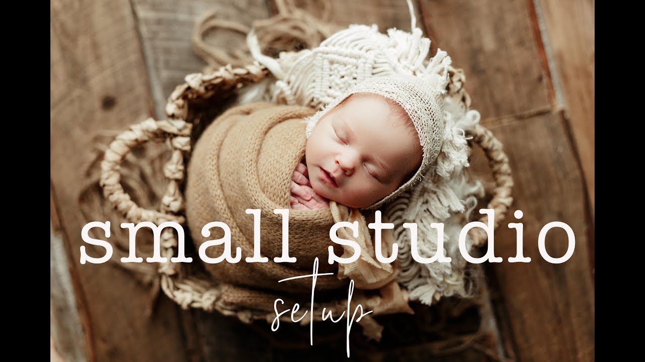 Small Studio Space for Newborn photography - YouTube