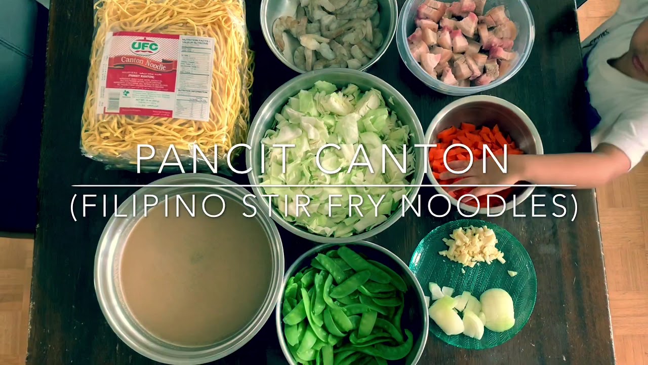 Pancit Canton Recipe (Filipino Stir Fry Noodles) - YouTube