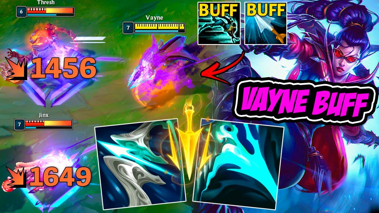 VAYNE BUILD CRITICO VOLTOU COM ESSES BUFFS INSANOS !! - LEAGUE OF LEGENDS - YouTube