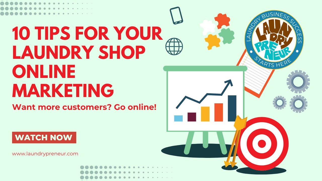 10 Tips - Laundry Shop Online Marketing - YouTube