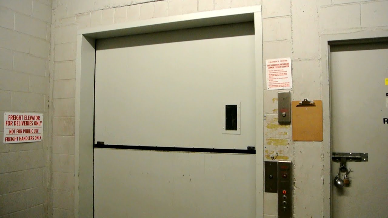 Unknown traction freight elevator, modernized @ Lawrence Square ...