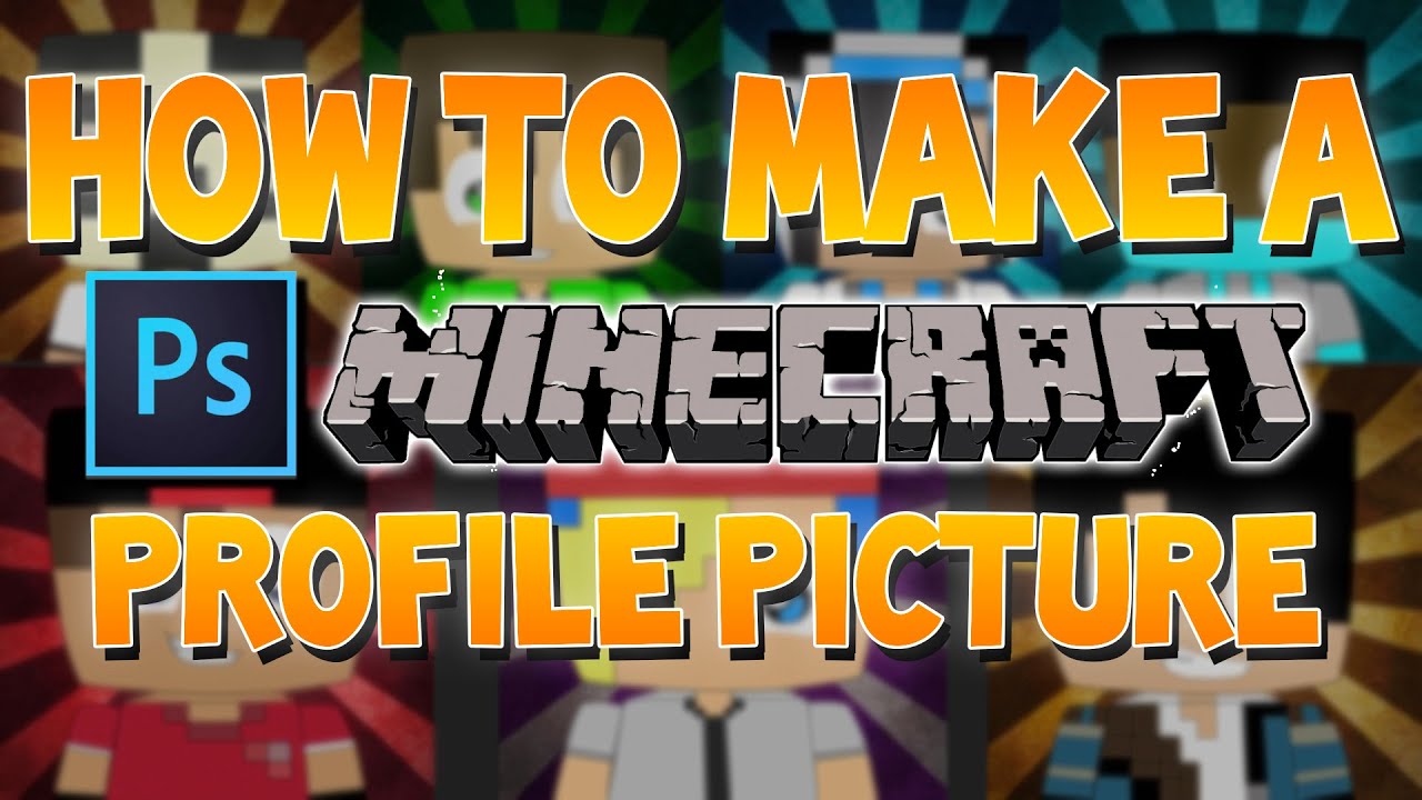 How To Make Minecraft Profile Picture With Photoshop - YouTube