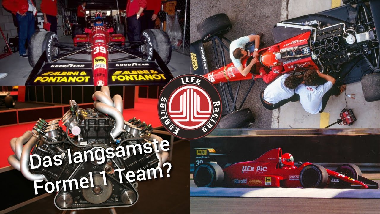 Das langsamste Formel 1 Team? Die Geschichte von Life Racing Engines ...