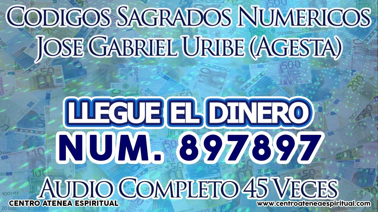 DINERO LLEGUE CODIGOS SAGRADOS 897897. - YouTube