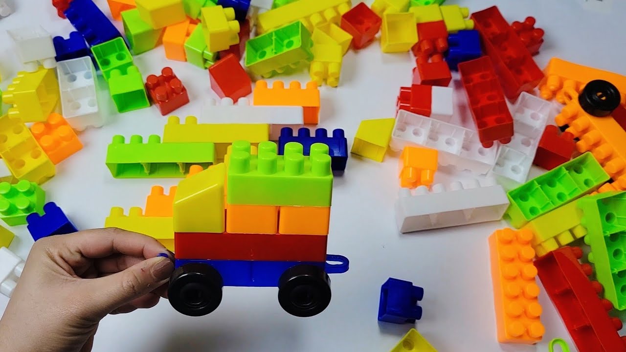 New Toys Unboxing ASMR Satisfying Blocks Building Stairs with Legos ...
