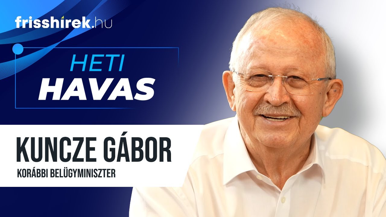 Kuncze Gábor azt mondja, hogy okkal tart a jövő fejleményeitől - Heti ...