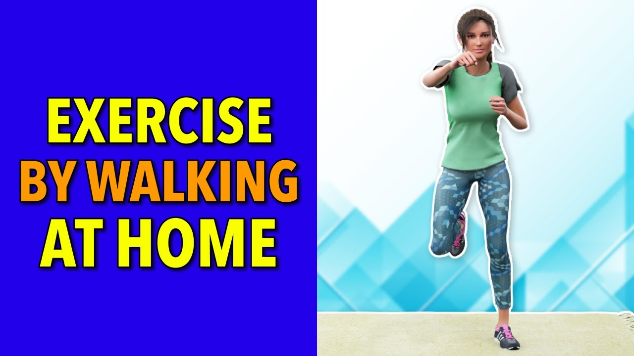 Walking at Home Every day Counts as Physical Exercise - YouTube