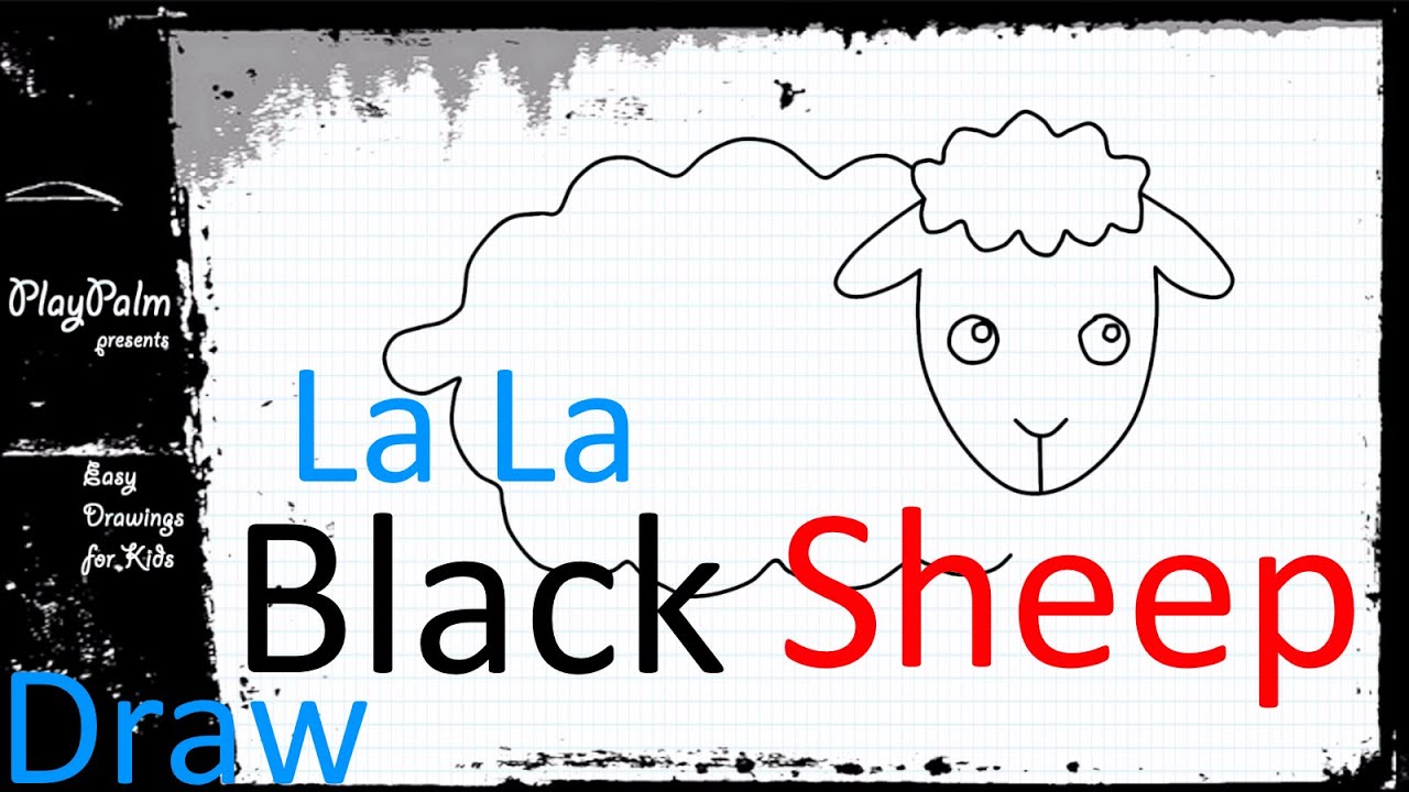 Black Sheep Drawing