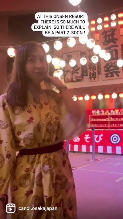 Osaka Hot Spring in Osaka Japan #japan #hotspring #onsen - YouTube