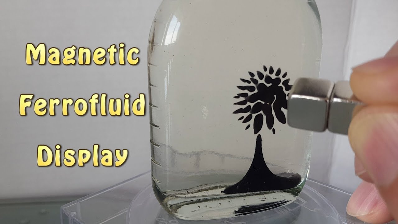 Magnetic Ferrofluid Display - YouTube