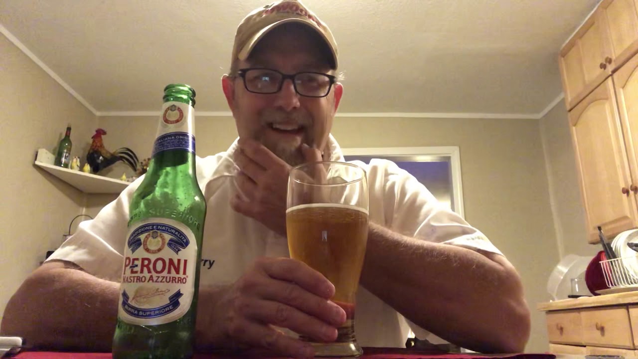 Peroni Premium Lager 5.1% abv # The Beer Review Guy - YouTube