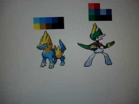 gallade and manectric sprite - YouTube