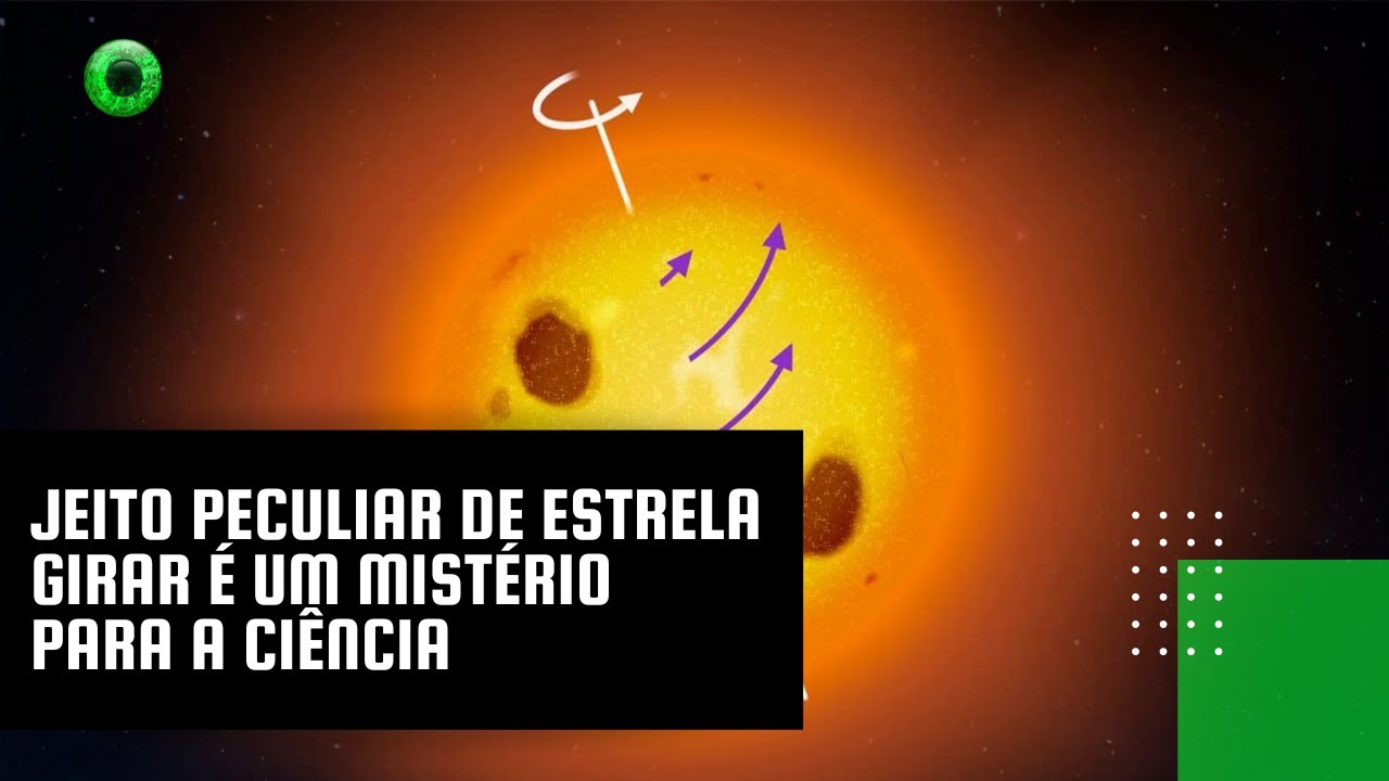 Jeito peculiar de estrela girar é um mistério para a ciência - YouTube