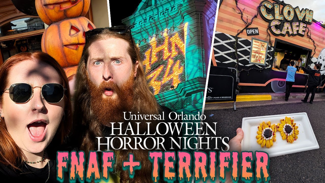 Hallowen Horror Nights Vlog 2025 | HHN 34 (FNAF, Fallout & Terrifier ...