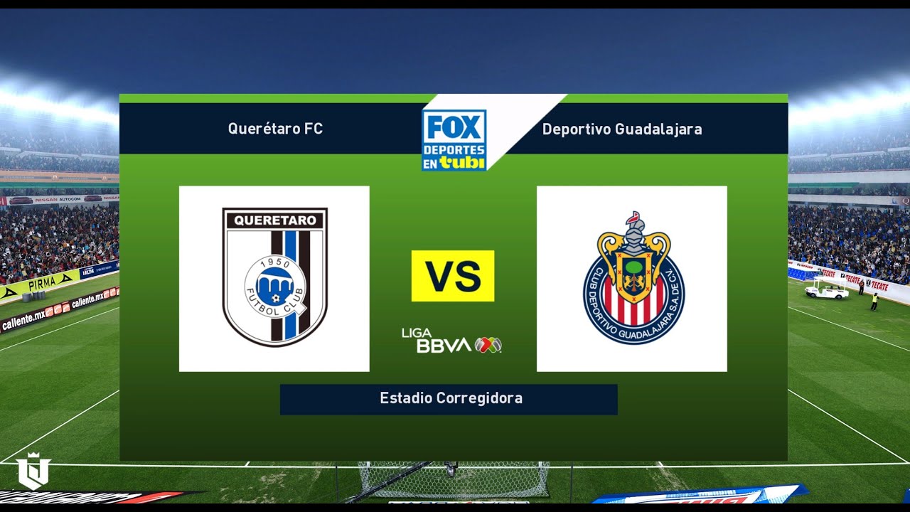 Queretaro vs Chivas Apertura Liga Mx Gameplay Pes 2021 - YouTube