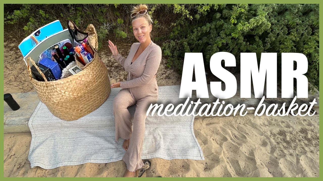 ASMR - Showing what’s in my “meditation-basket! 🧘🏼‍♀️ - YouTube