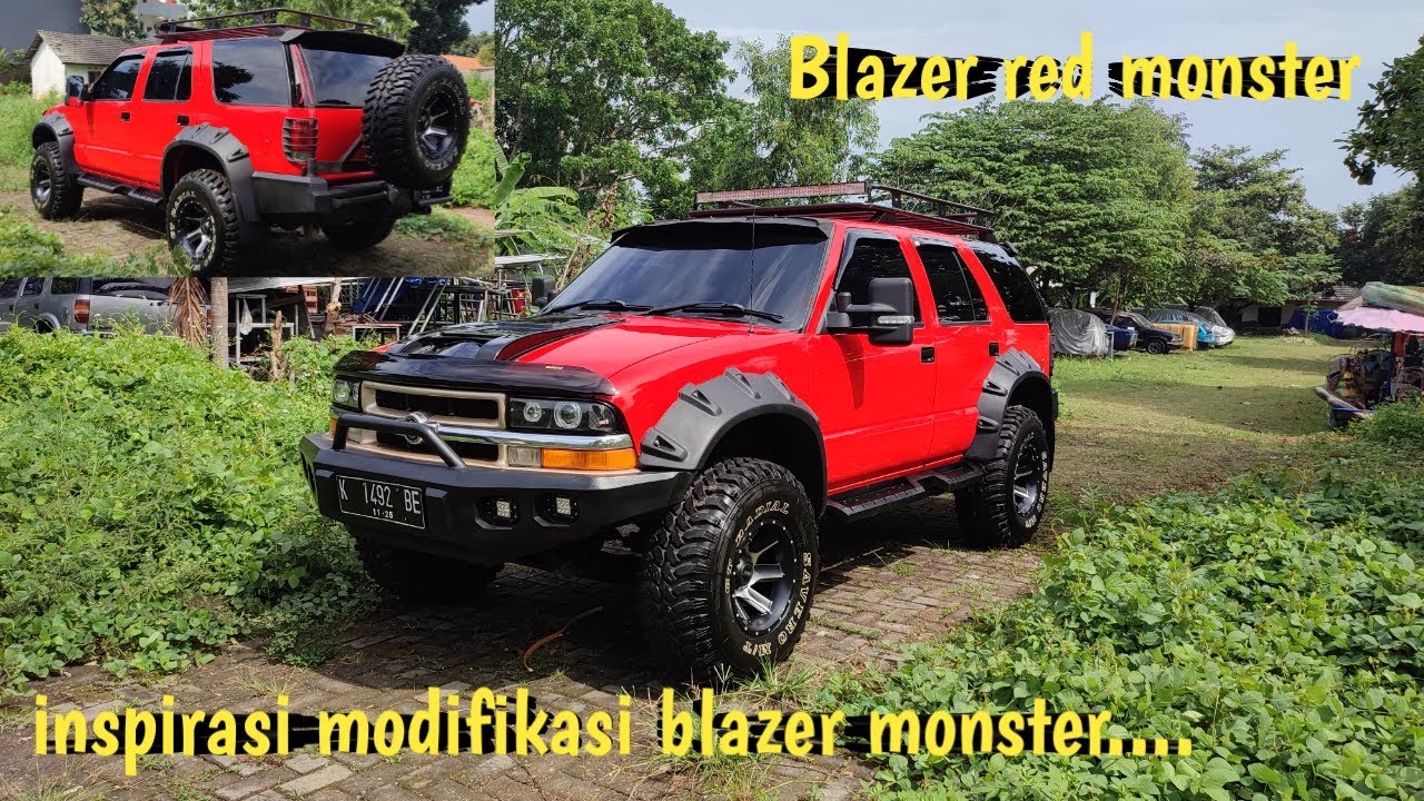 BLAZER RED MONSTER//MODIFIKASI FULL - YouTube