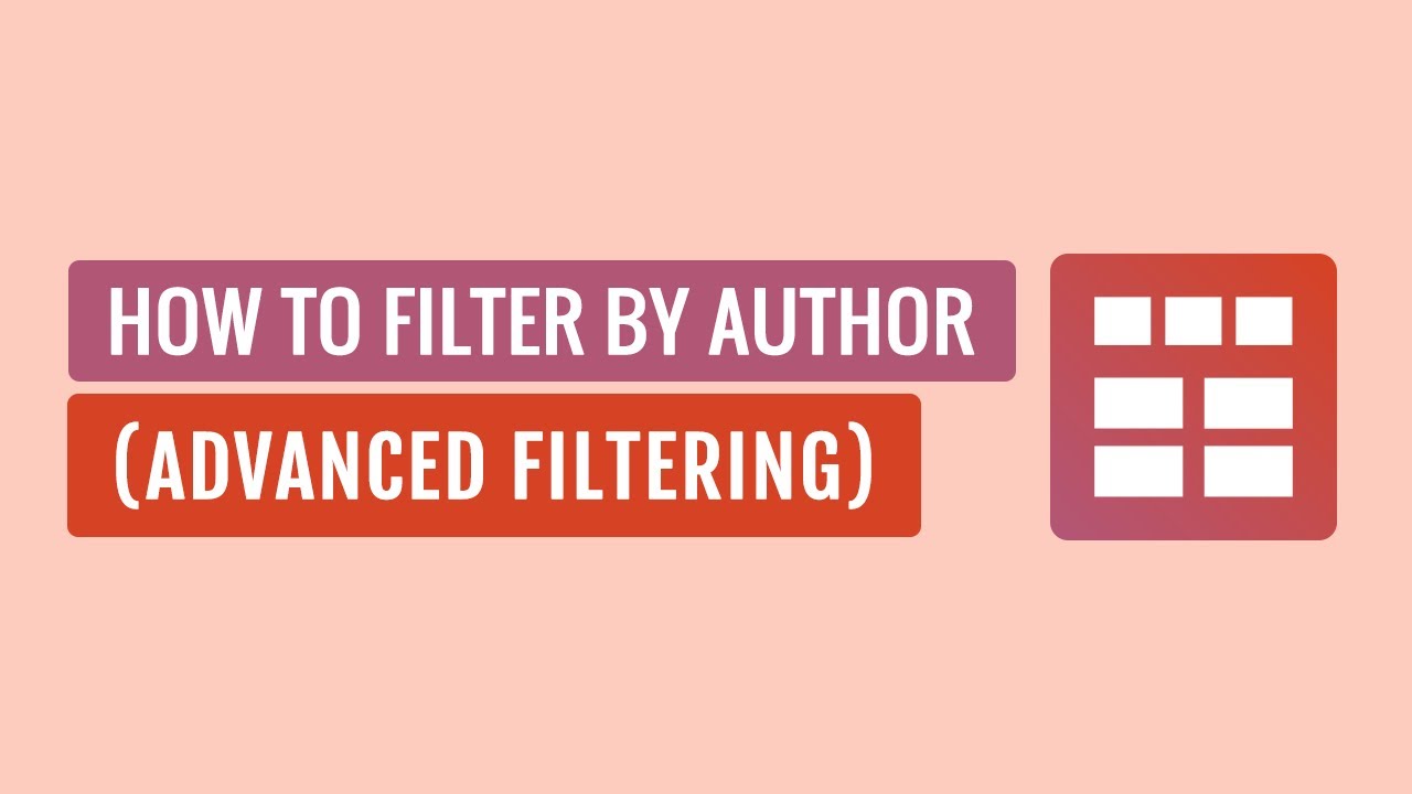 Smart Post Show Pro - How To Filter by Author (Advanced Filtering ...