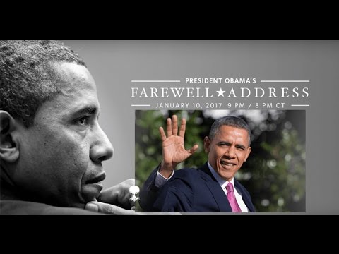 President Barack Obama's farewell address (full speech) - YouTube