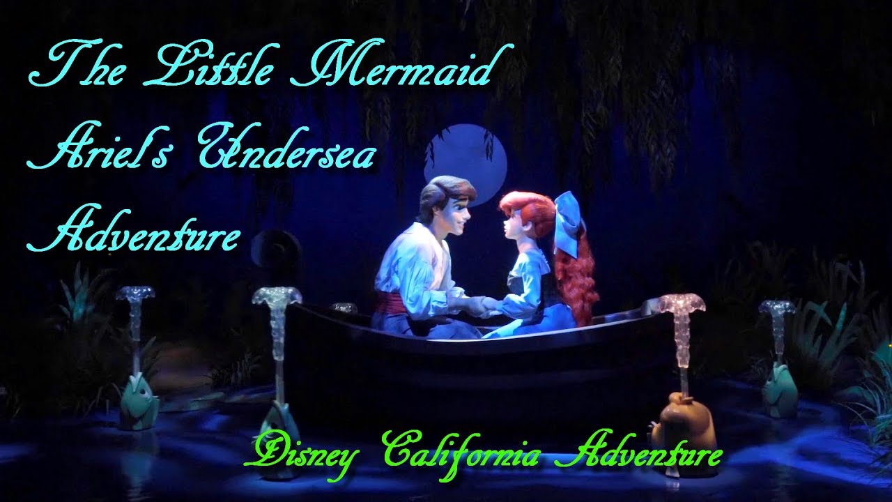 Disneyland The Little Mermaid Ariel's Undersea Adventure On Ride Low ...