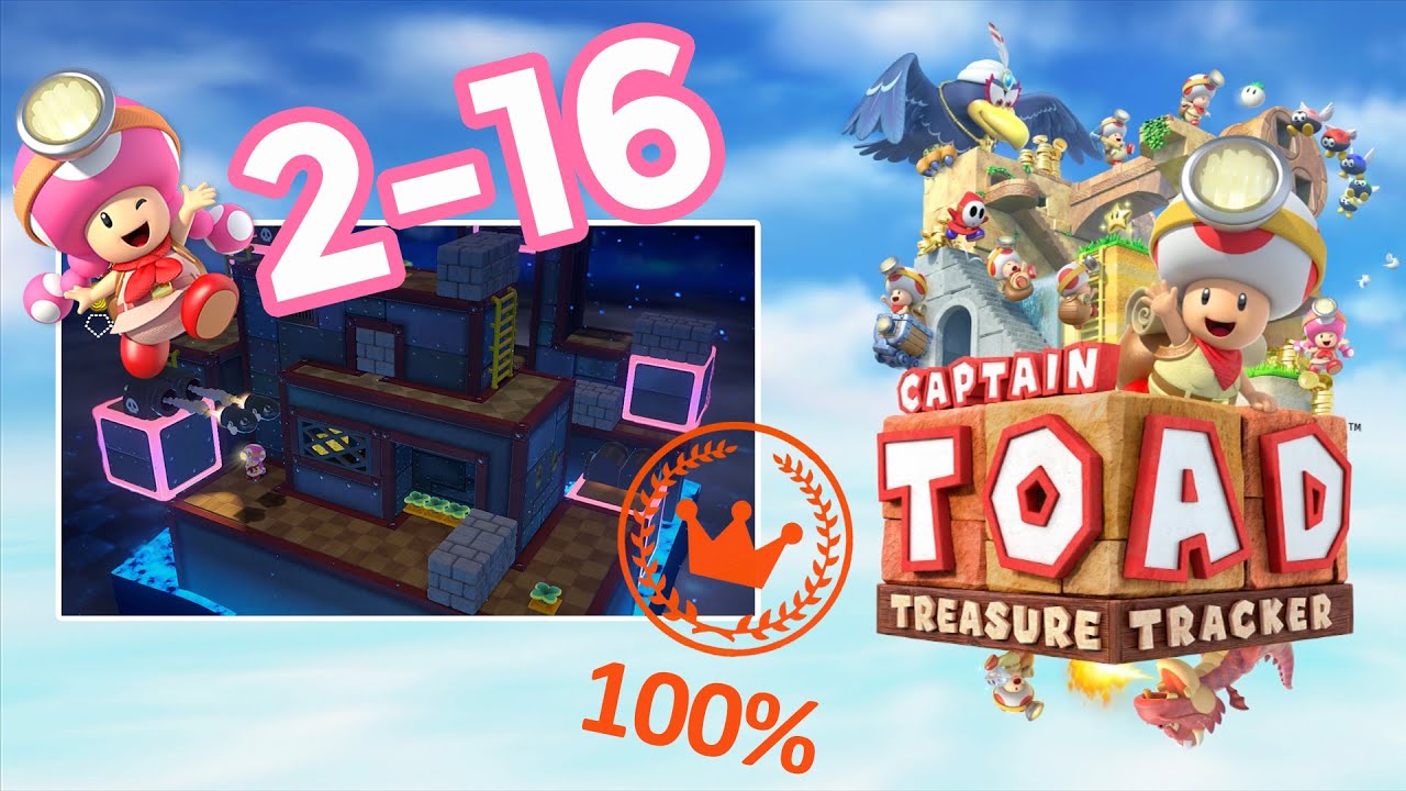 Captain Toad - 2 / Level 16 - 100% Lösung - YouTube