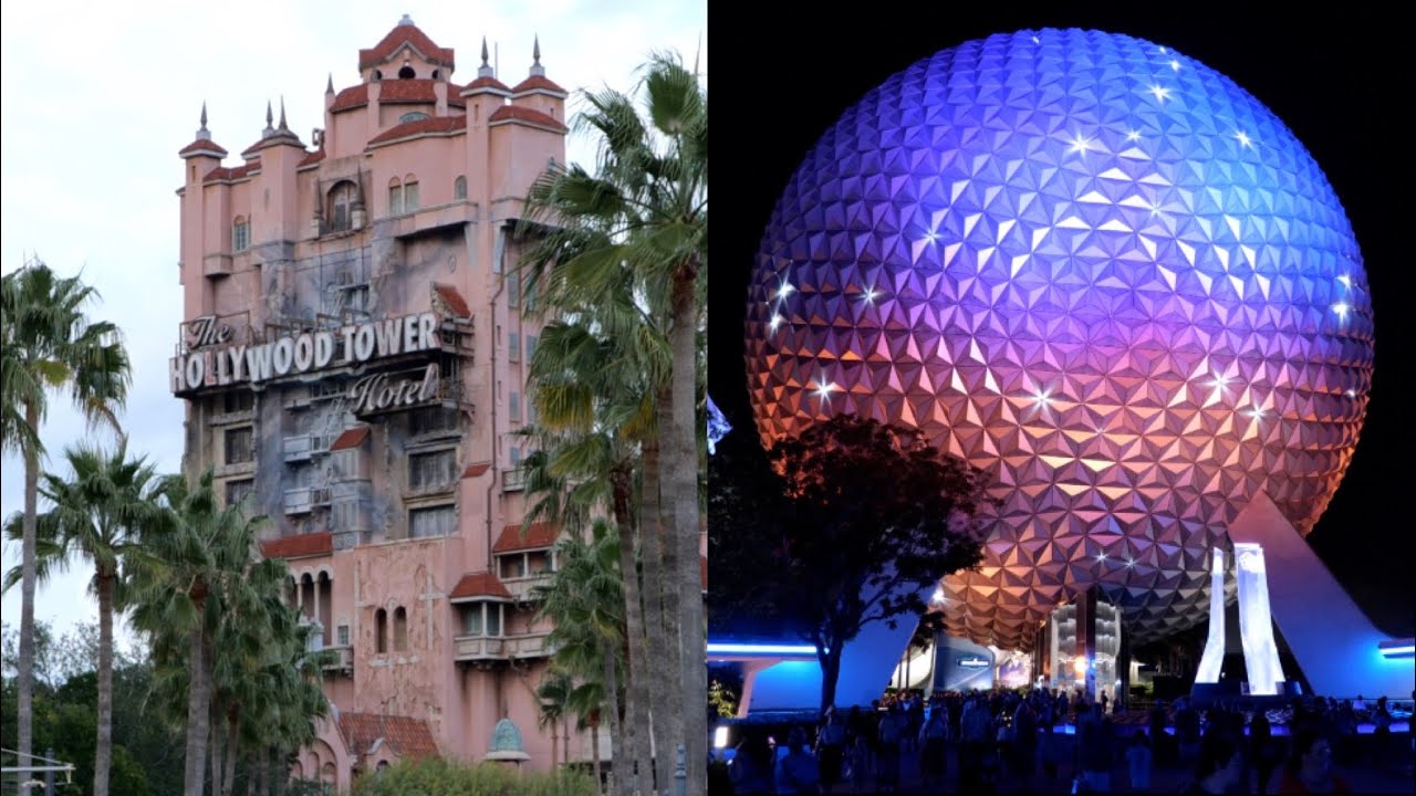 A Saturday Evening at Disney's Hollywood Studios & EPCOT in 4K | Walt ...