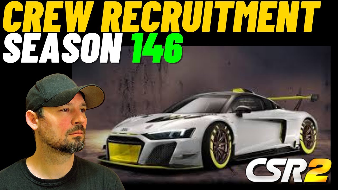 CSR2 Crew Recruitment, find a crew or members. csr2 season 146 - YouTube