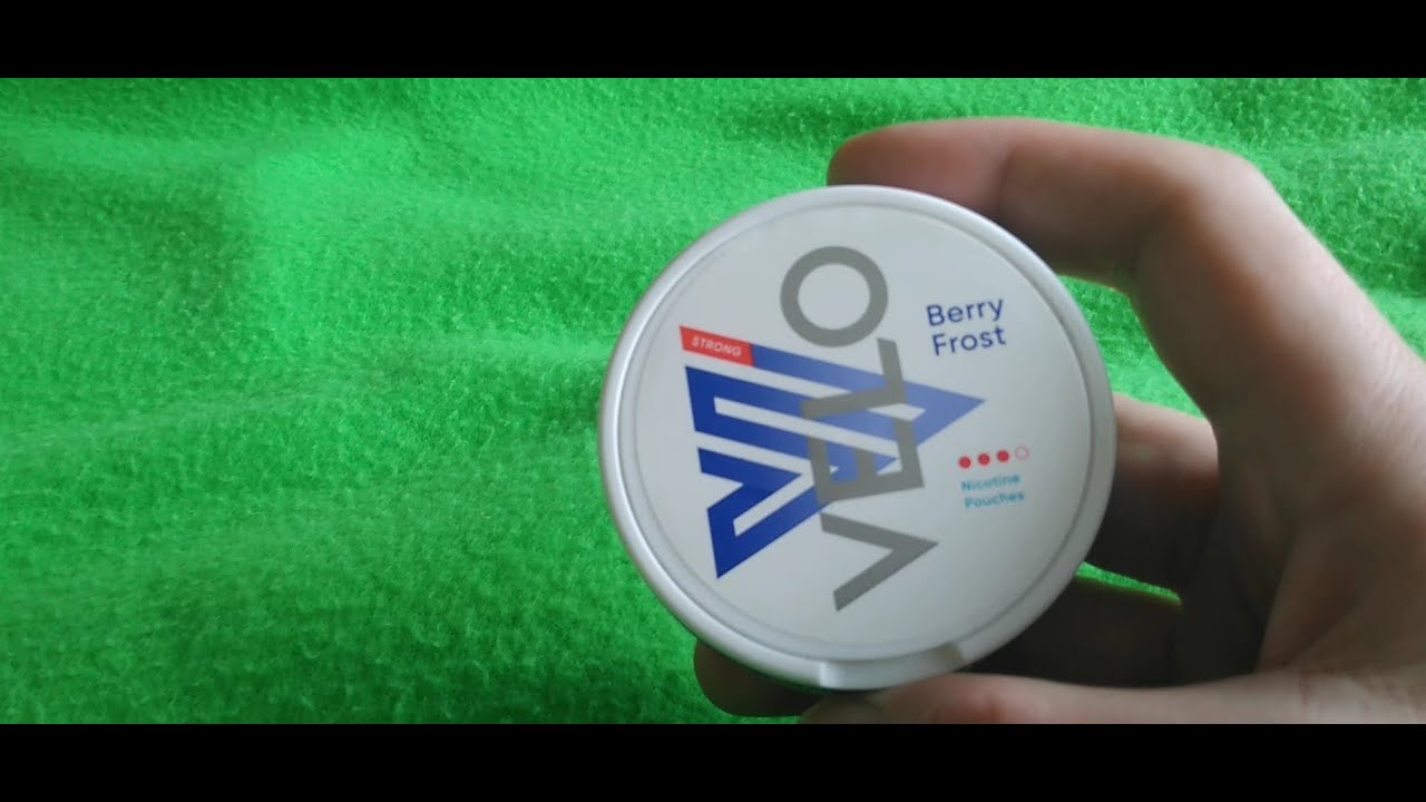 Nicotine Pouches VELO. Berry Frost Strong // Saszetki nikotynowe, tytoń ...