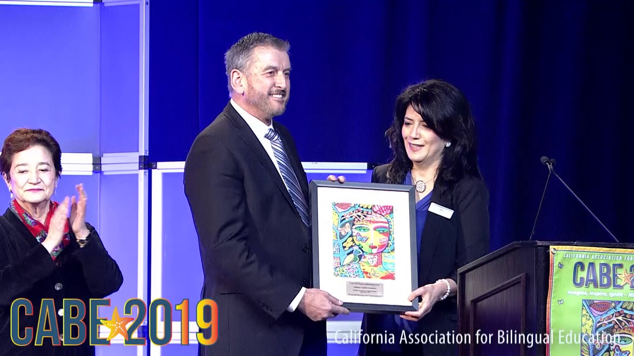 CABE 2019 Day 3 Visionary Leadership Award - YouTube