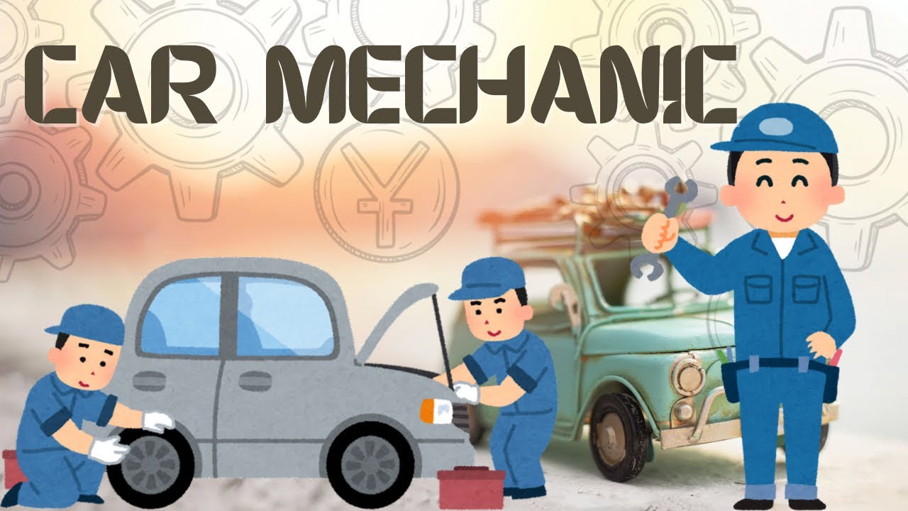 Car Mechanic ,wash & repair the car🧑‍🔧learning for kids| garage | tools ...