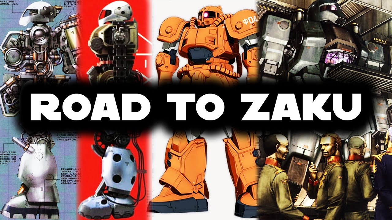 From the Very FIRST Mobile Suit to the Zaku II | Road to Zaku COMPLETE ...