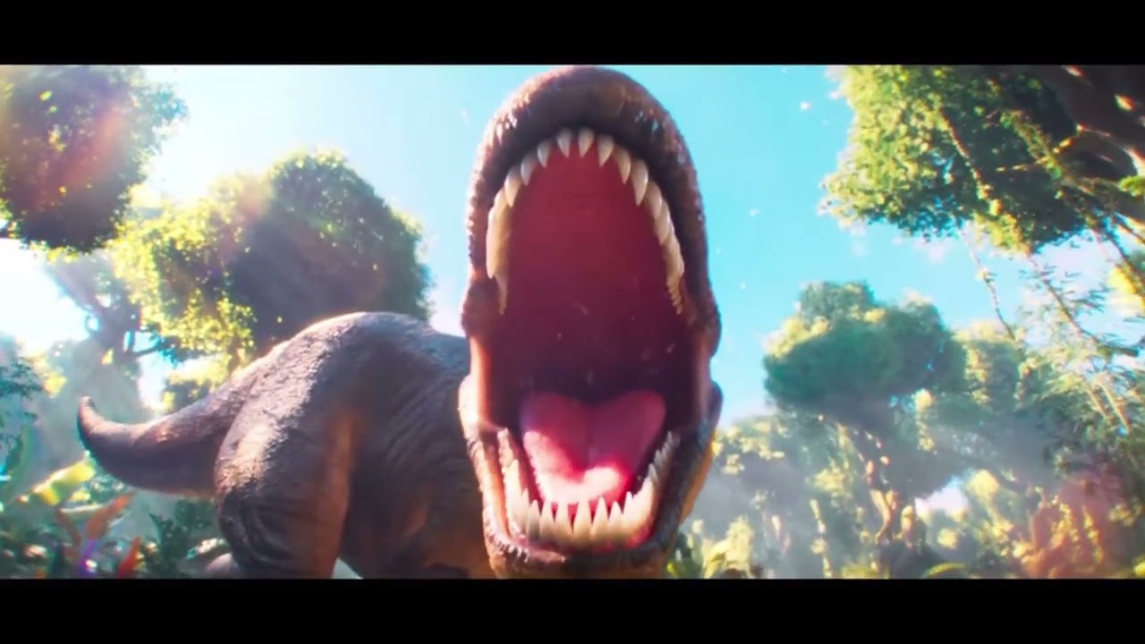 T Rex Roars At Yoshi And Toad But The T Rex Roars Like Godzilla ...