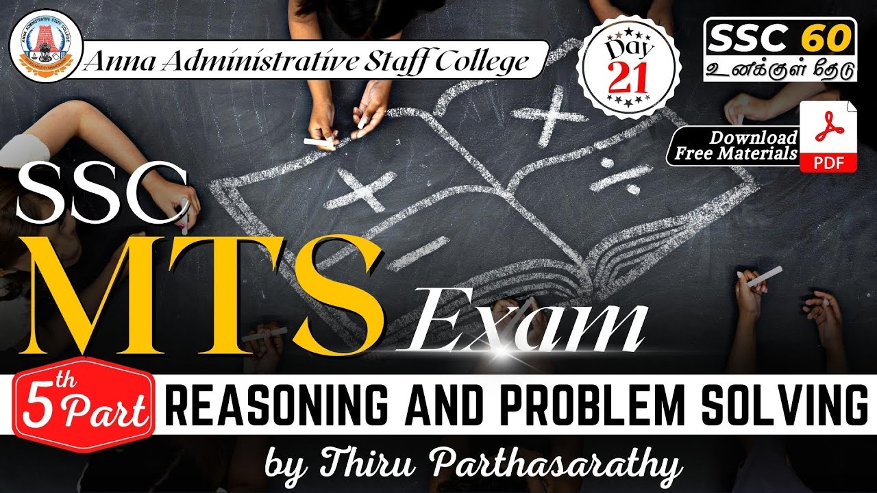 Ssc Mts Day 21 Part 5 Reasoning Ability And Problem Solving 2511