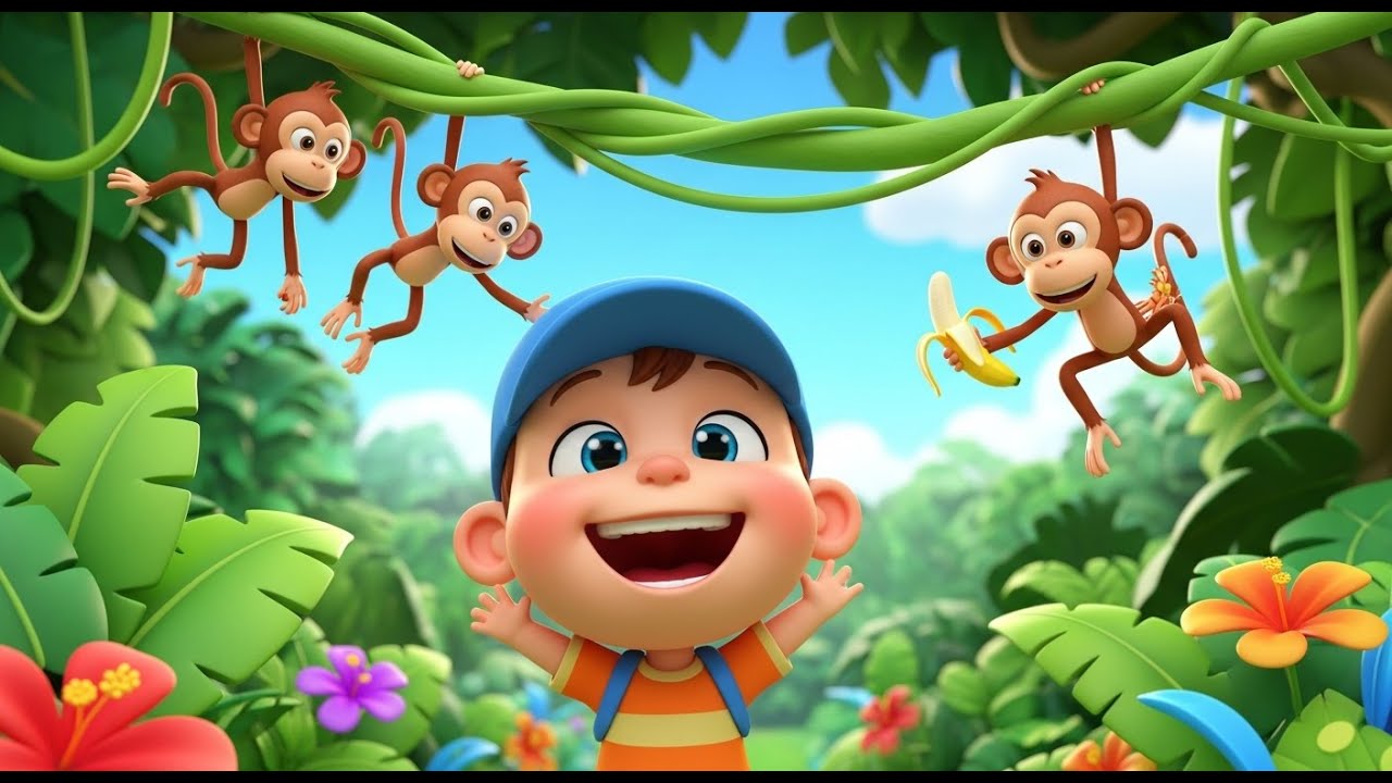 Counting Jungle Safari 1 to 10 | Fun Animal Nursery Rhymes & Baby Songs ...