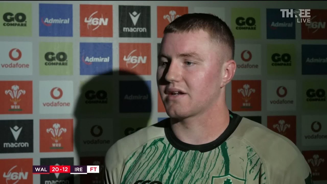 Ireland U20 captain Eanna McCarthy after defeat in Wales. - YouTube