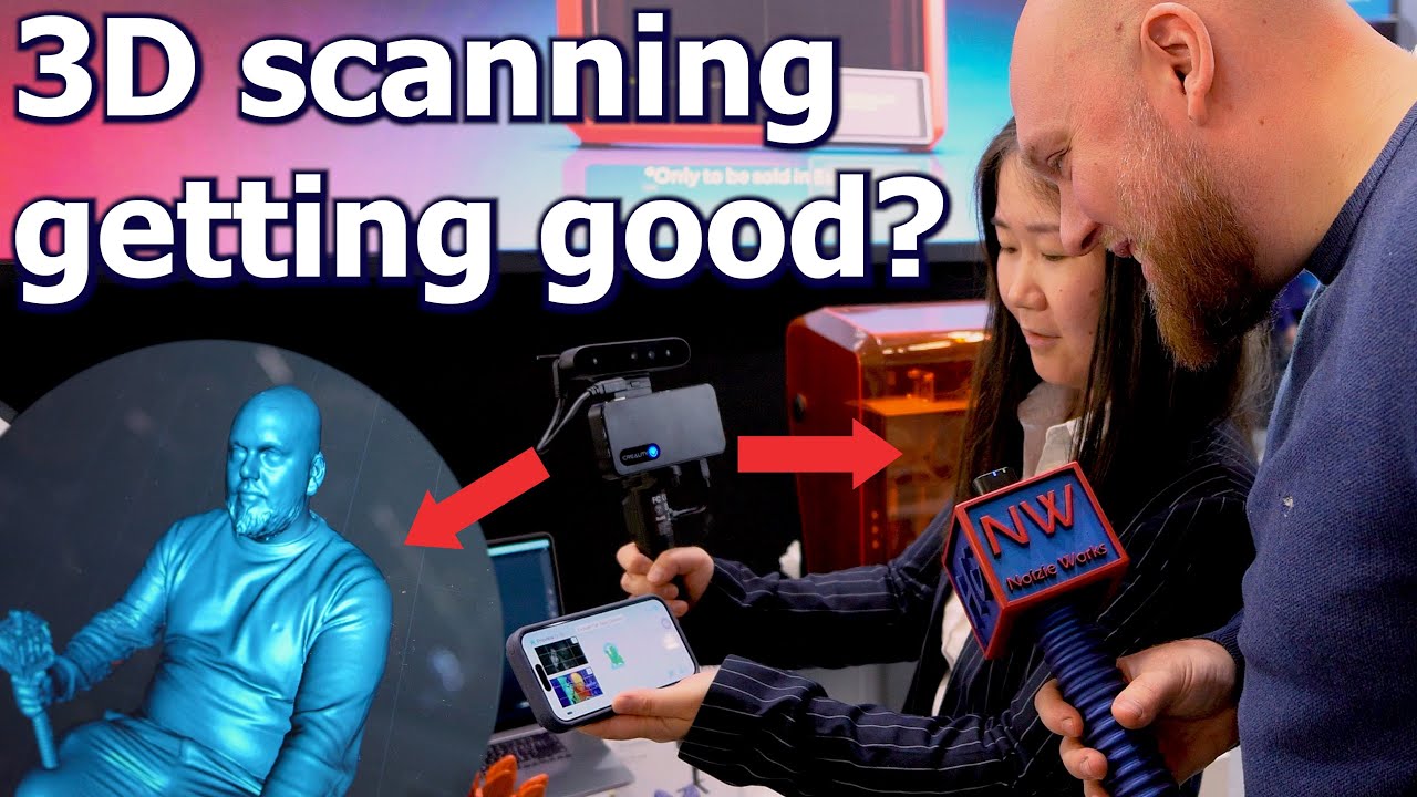 Creality CR-Scan Ferret Pro, Easy 3D scanning finally possible? - YouTube