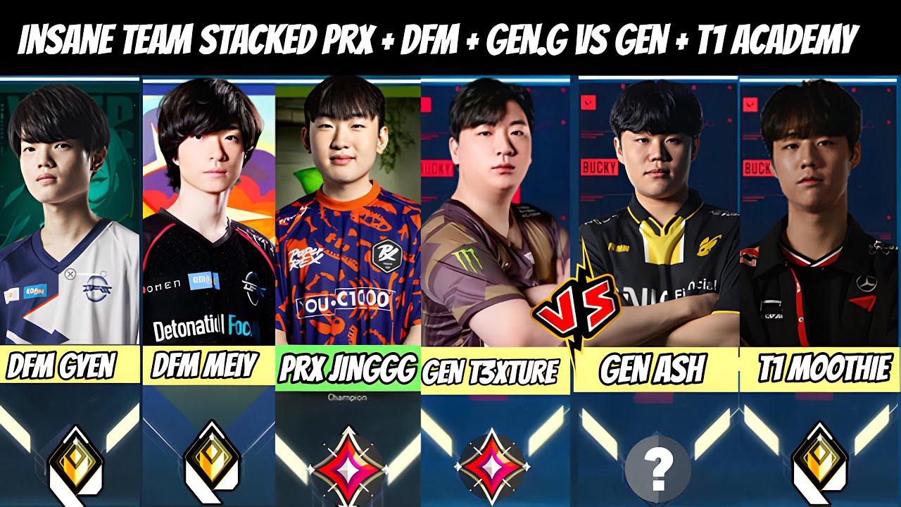 When 4 Apac Avengers PRX Jinggg DFM Meiy DFM Gyen & GEN T3xture Against ...