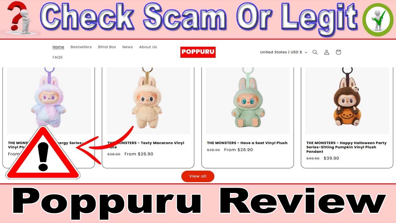Poppuru.com Review 🔥 Labubu Toys Scam or Legit? 🚨 New Website Exposed ...