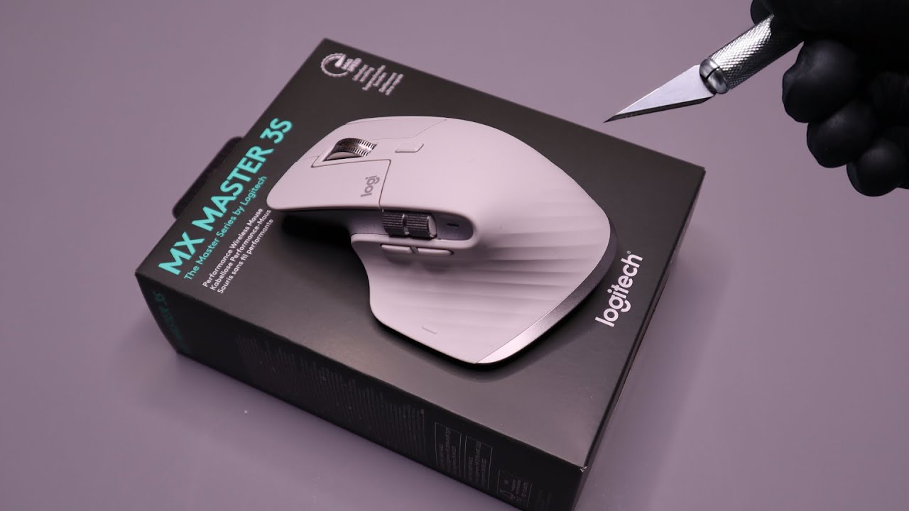 Logitech MX Master 3S w/ Travel Case - Short ASMR Unboxing - YouTube